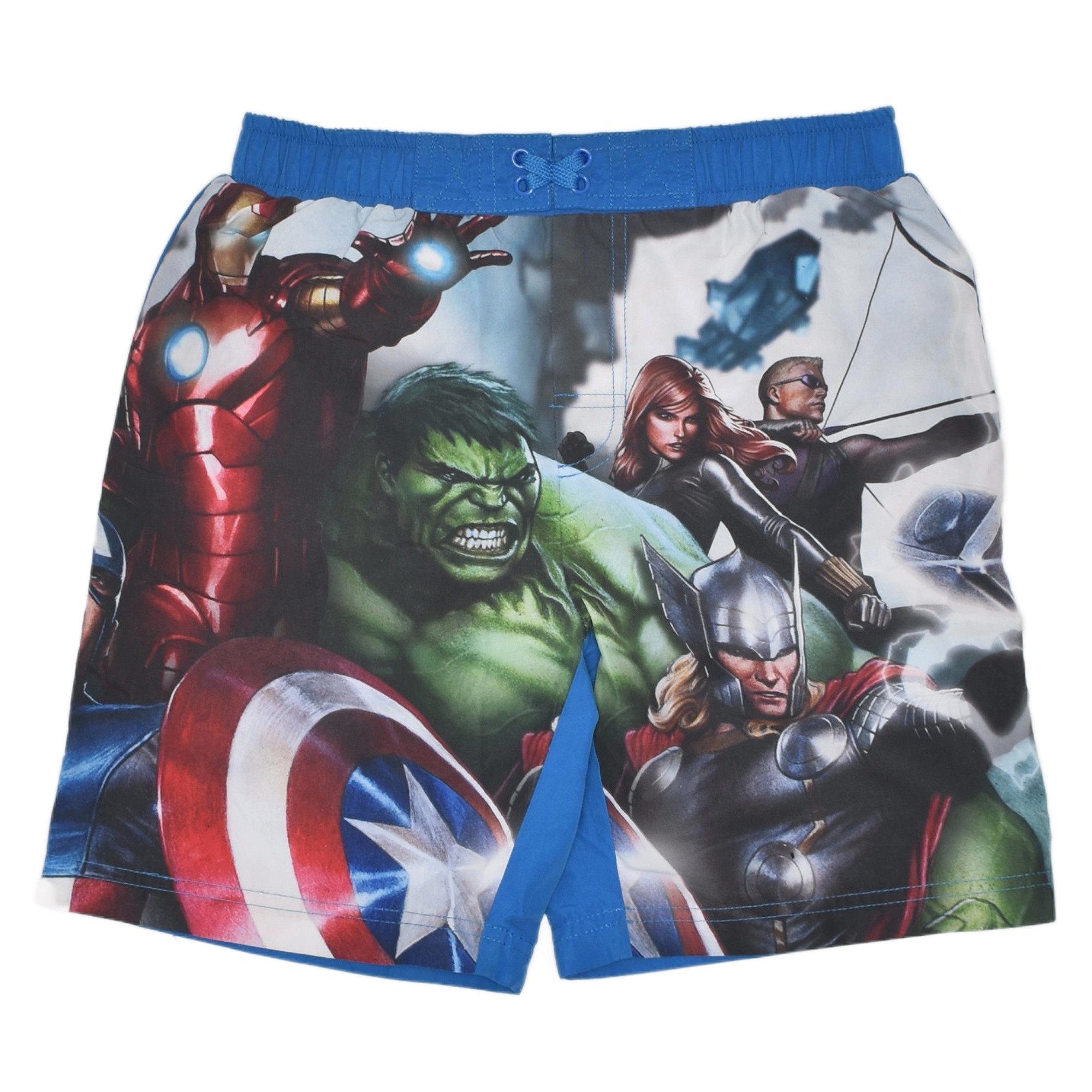 Bermuda băieți cu imprimeu Avengers, Iron Man, Hulk, Thor, Captain ...