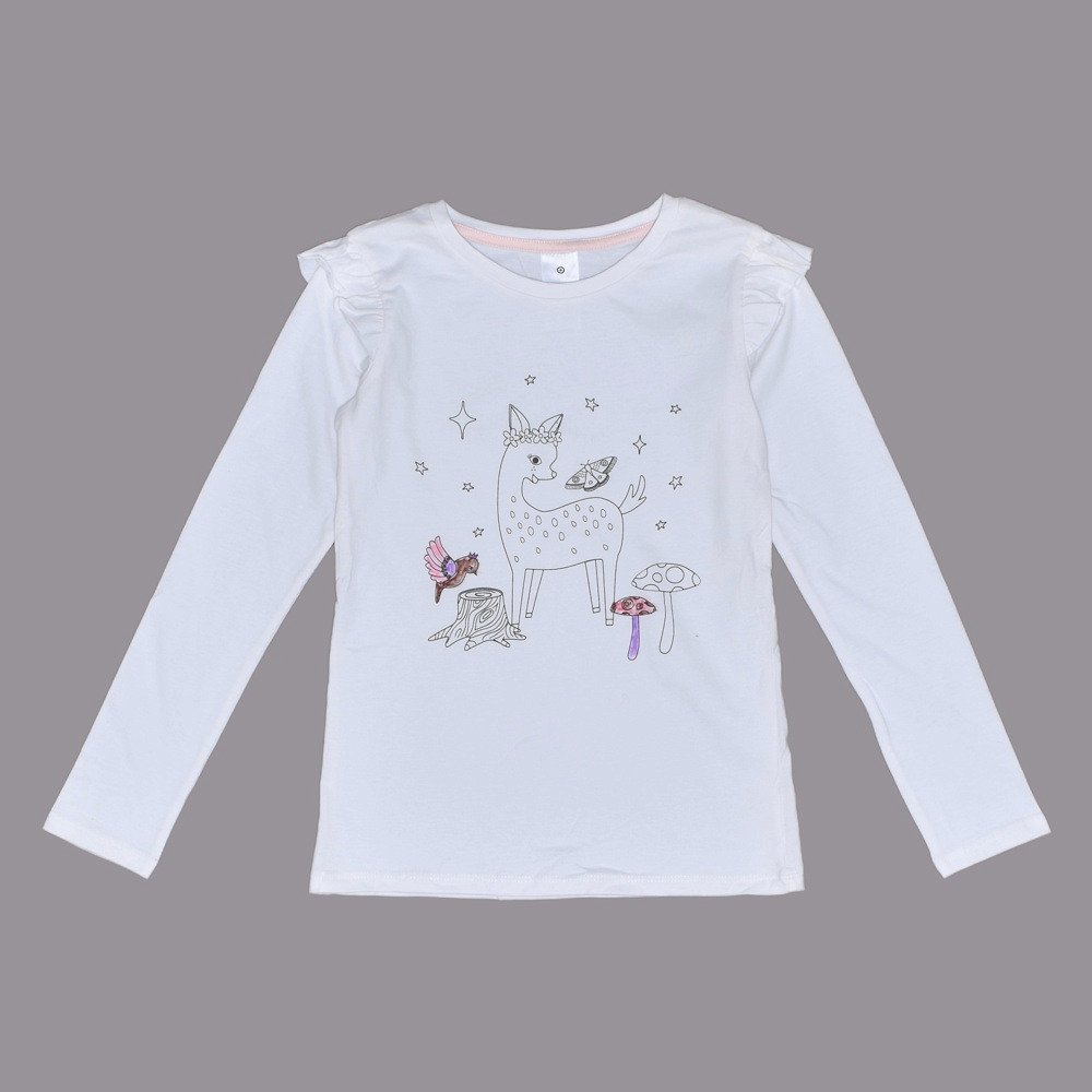 Bluze desen animal ciuperci fluturi fete, 116 (5-6 ani) Alte mărci