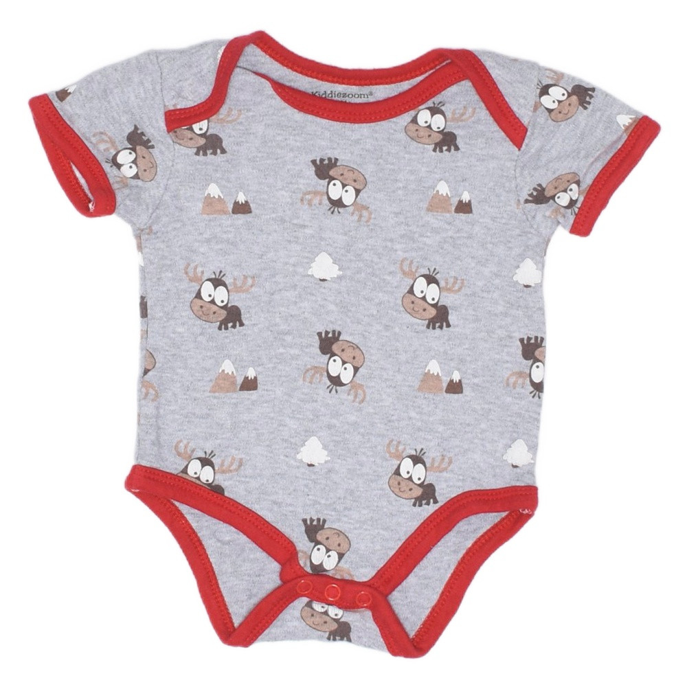 Body gri cu imprimeu ren și munți, 62 (0-3 luni) Alte mărci