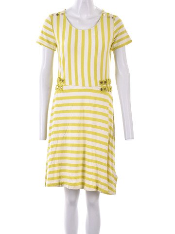 Rochie cu dungi pentru femei cu mâneci scurte și nasturi, M Alte mărci