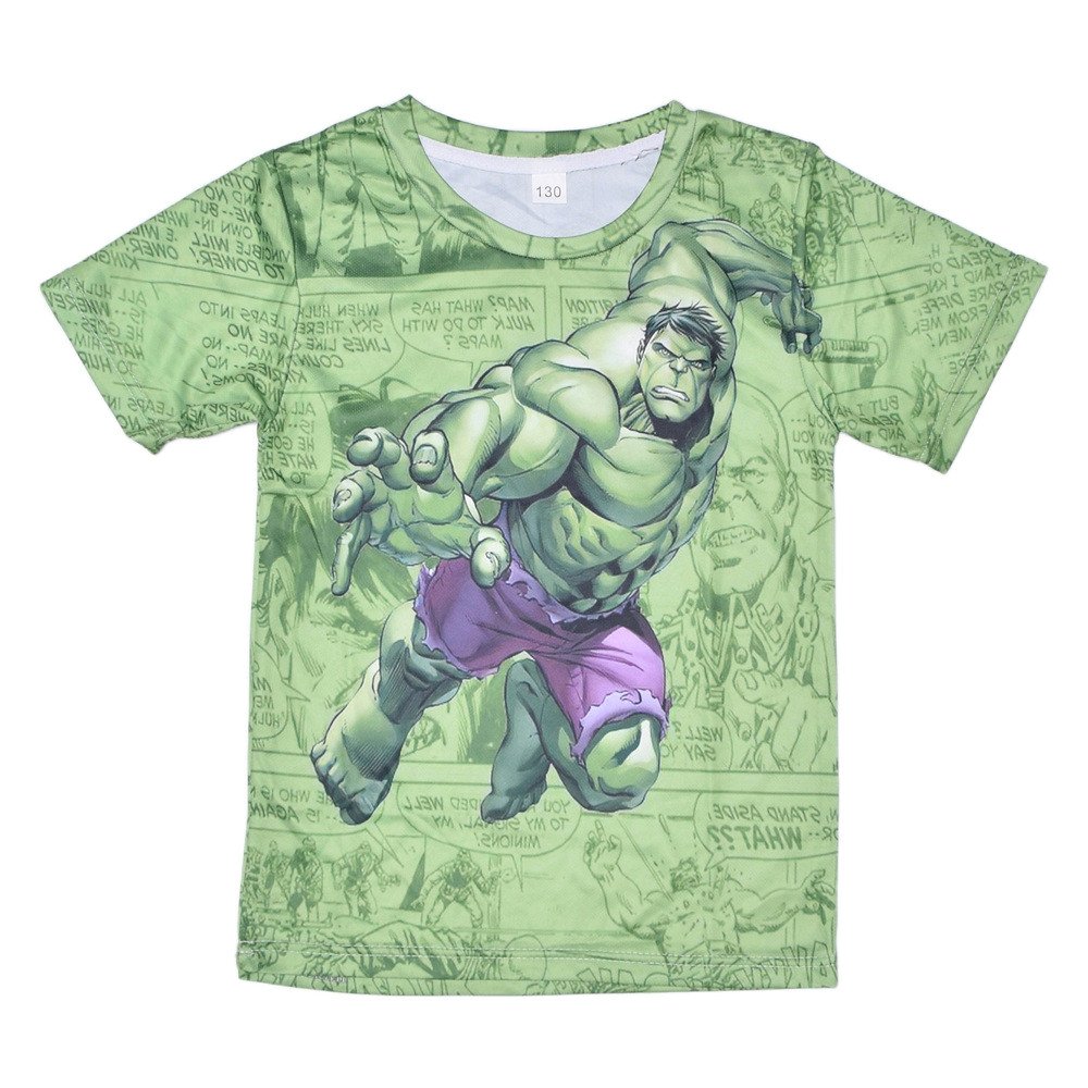 Tricou băieți verde cu imprimeu Hulk Marvel, 128 (7-8 ani) Alte mărci