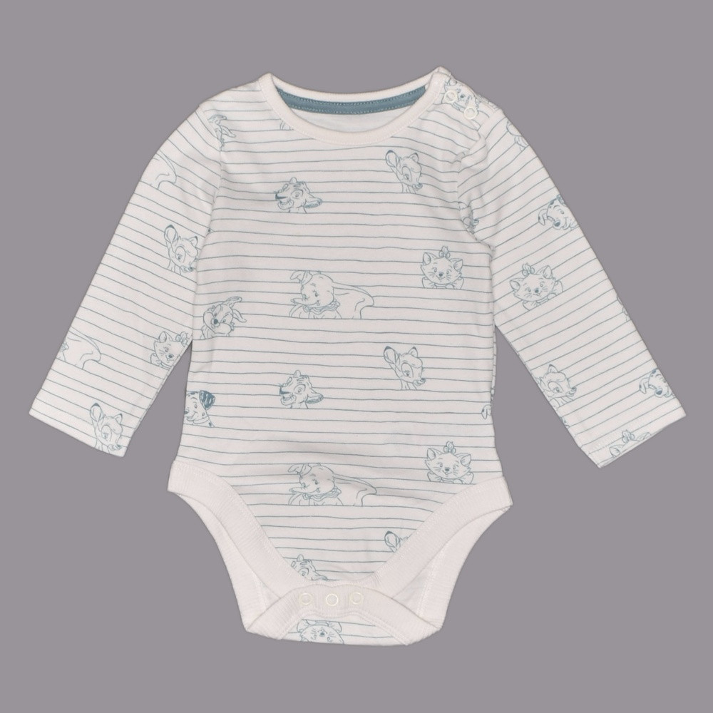 Body cu dungi și personaje desene animate, 68 (3-6 luni) Disney Baby
