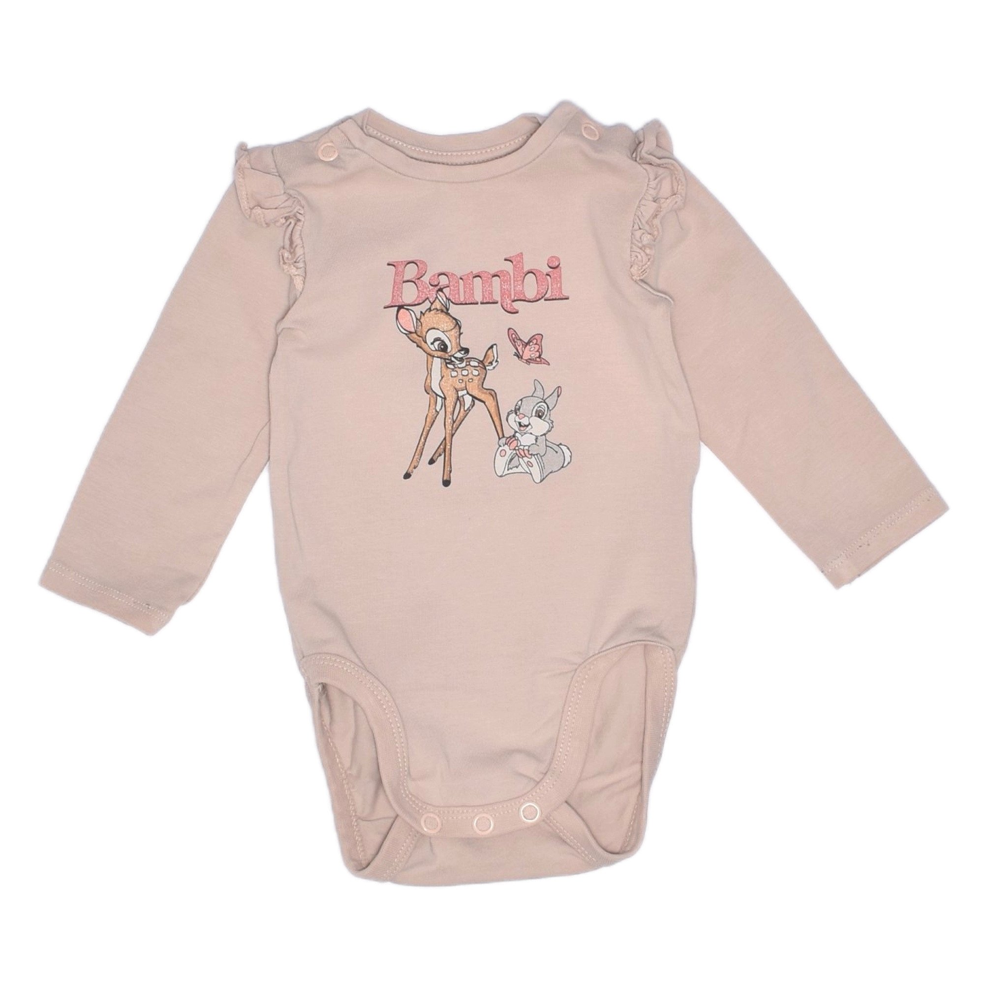 Body cu mâneci lungi fete, 62 (0-3 luni) Disney Bambi