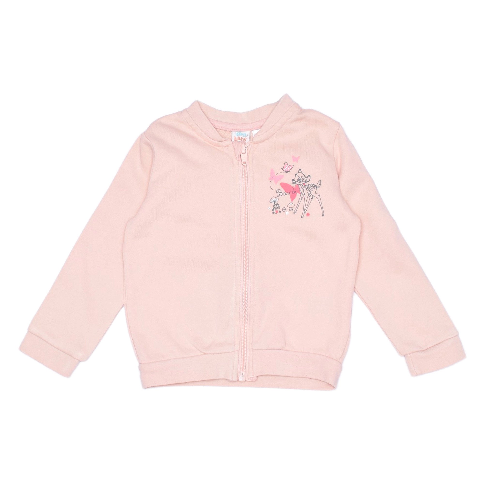 Hanorac cu fermoar fete, 74 (6-9 luni) Disney Bambi
