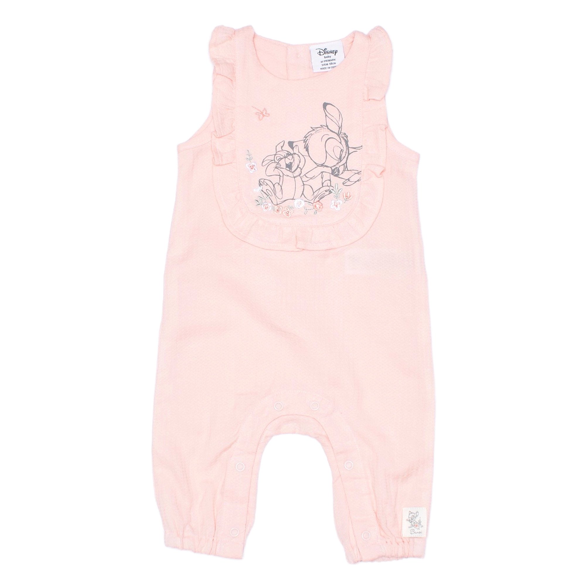 Salopetă de vară fete, 68 (3-6 luni) Disney Bambi
