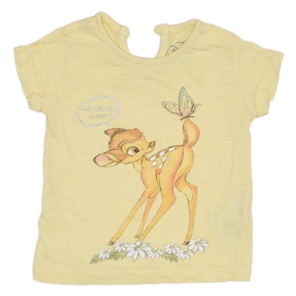Tricou fete, fluture, flori, 68 (3-6 luni) Disney Bambi