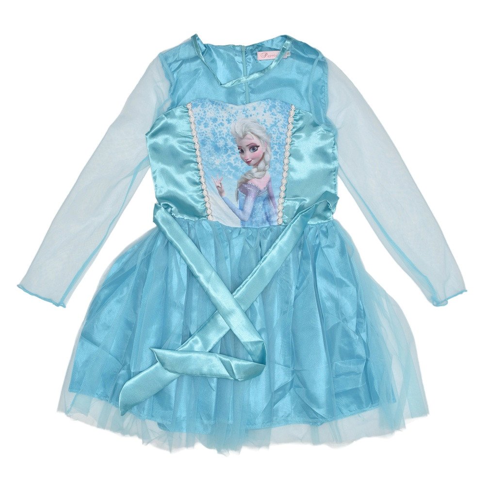 Rochie Elsa satin tulle fete, 140 (9-10 ani) Disney Frozen