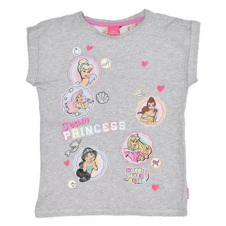 Tricou gri printese disney team princess, 116 (5-6 ani) Disney Princess