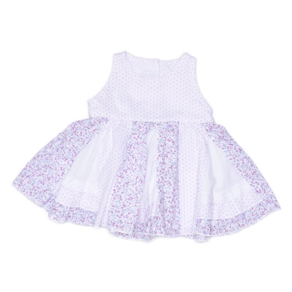 Rochie copii floral cu buline, 56 (nou născut) George