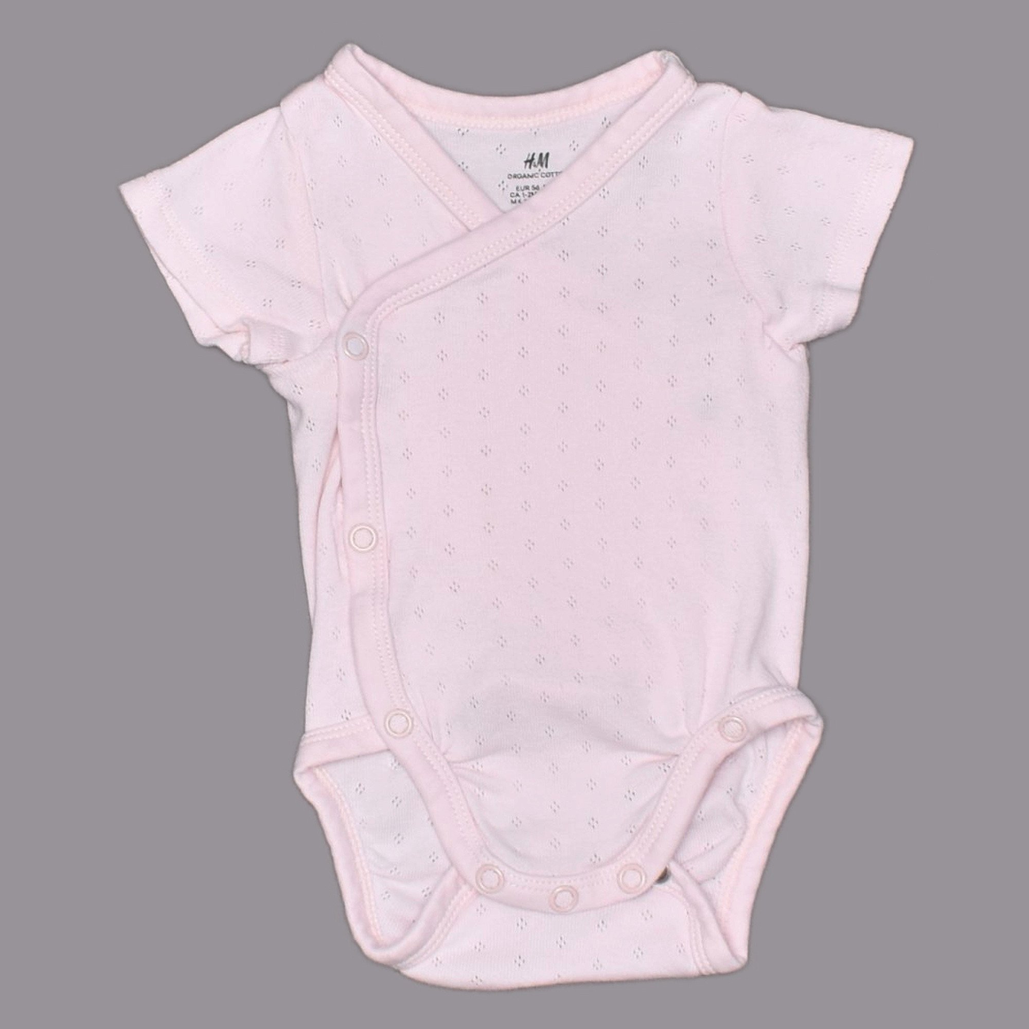 Body cu mâneci scurte fete, 56 (nou născut) H&M