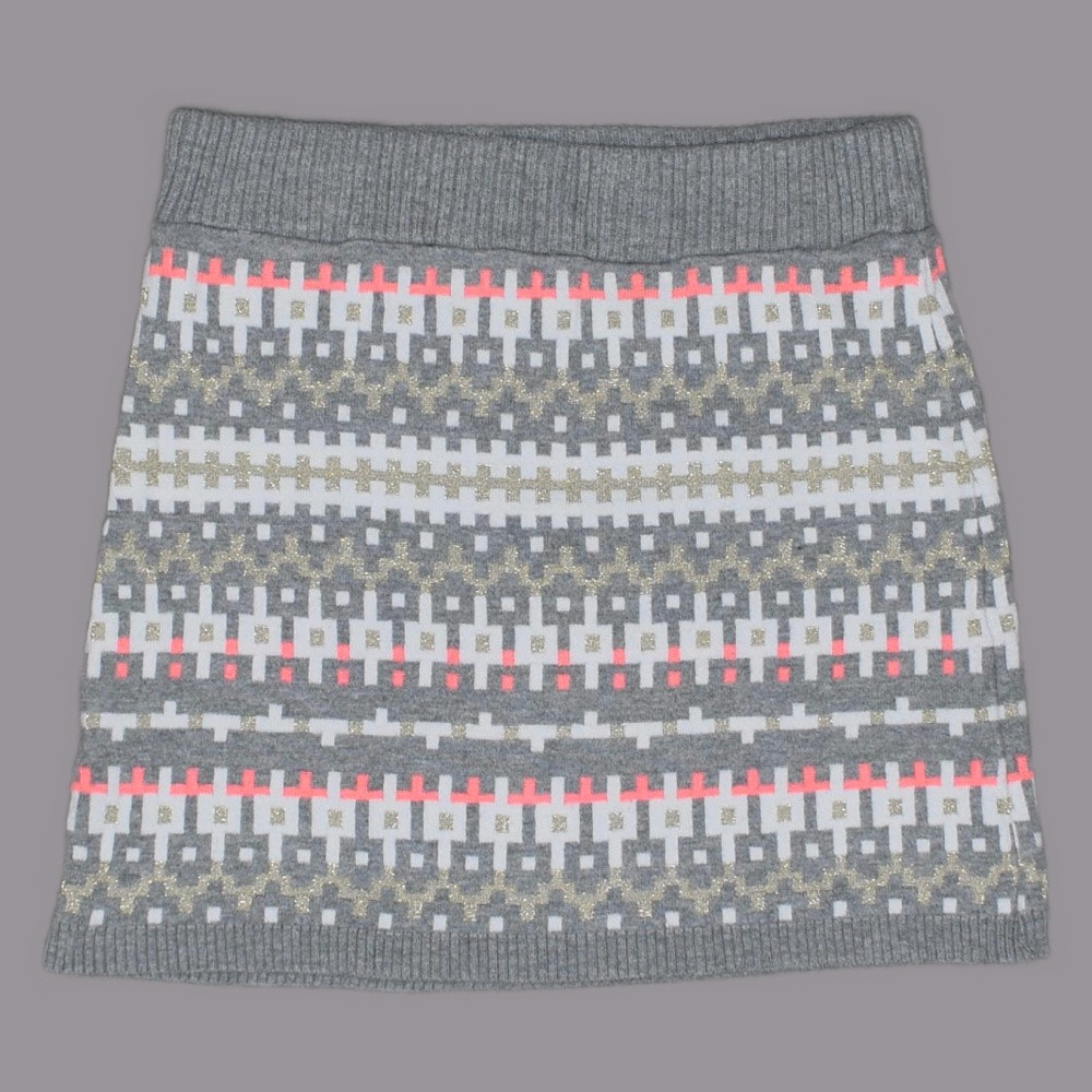 Fustă tricotată fete, model geometric, 116 (5-6 ani) H&M