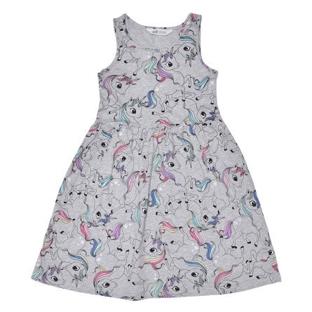 Rochie unicorn curcubeu fete, 122 (6-7 ani) H&M