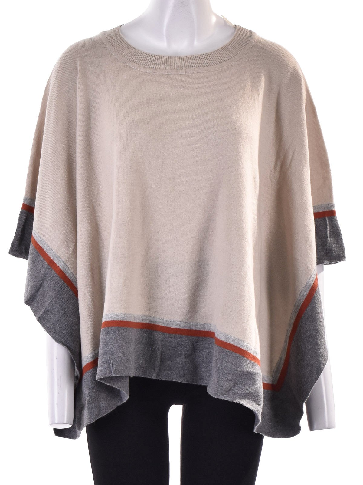 Poncho tricotat damă, S Hobbs