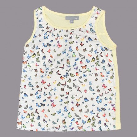Top copii cu imprimeu fluturi multicolori, 98 (2-3 ani) Jbc
