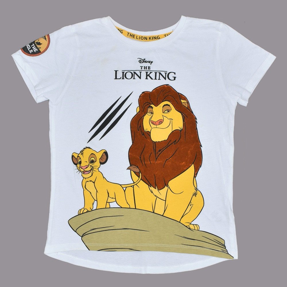 Tricou cu imprimeu Disney Simba Mufasa băieți, 122 (6-7 ani) Lion King