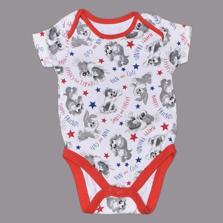 Body cu desene animate, bebe, copii, 74 (6-9 luni) Looney Tunes