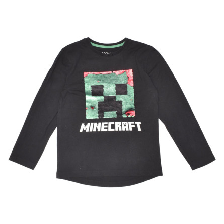 Bluză cu Creeper, mâneci lungi băieți, 128 (7-8 ani) Minecraft