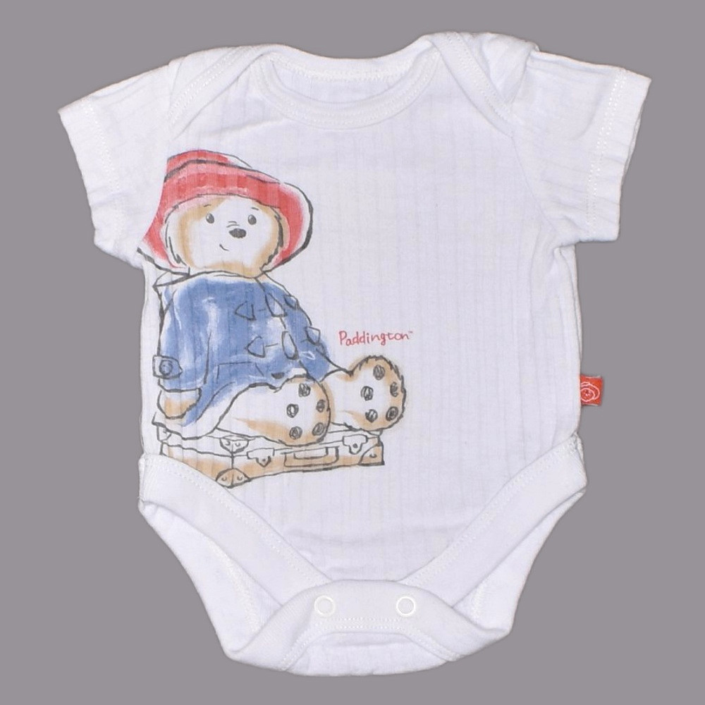 Body alb cu Paddington băieți, 44 (prematur) Paddington