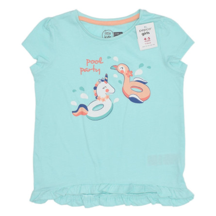 Tricou cu imprimeu fete, 110 (4-5 ani) Pepco