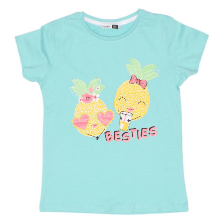 Tricou fete cu imprimeu ananas besties, 110 (4-5 ani) Pep&Co