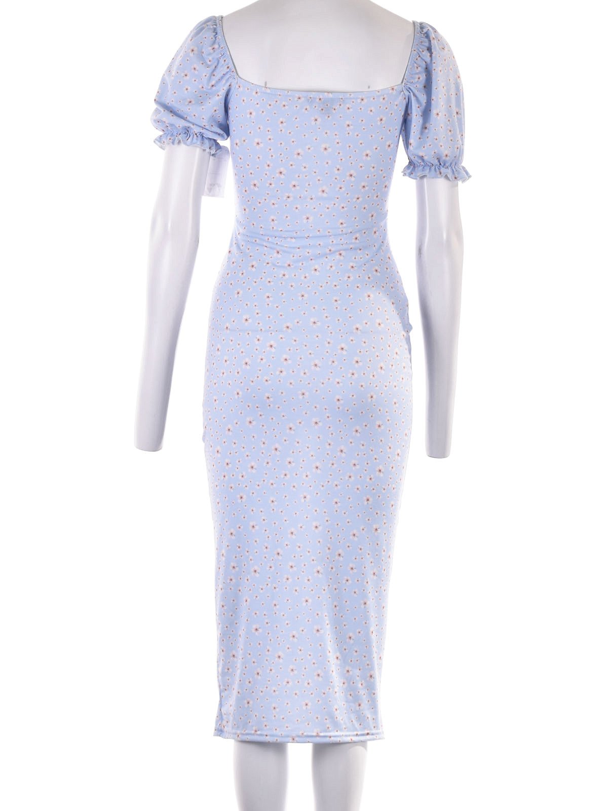 Rochie cu imprimeu floral damă, 36 Pink Vanilla