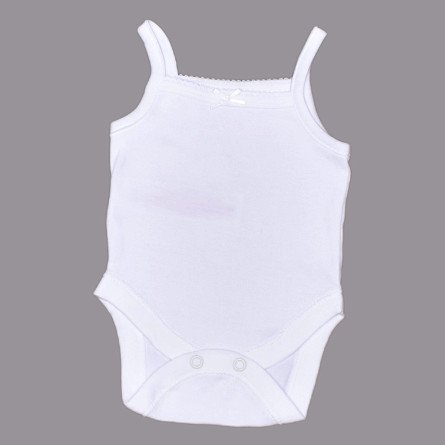 Body alb cu bentiță, 56 (nou născut) Primark essentials