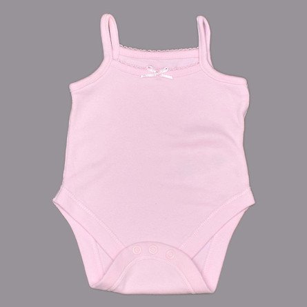 Body fără mâneci roz pentru fete, 56 (nou născut) Primark essentials