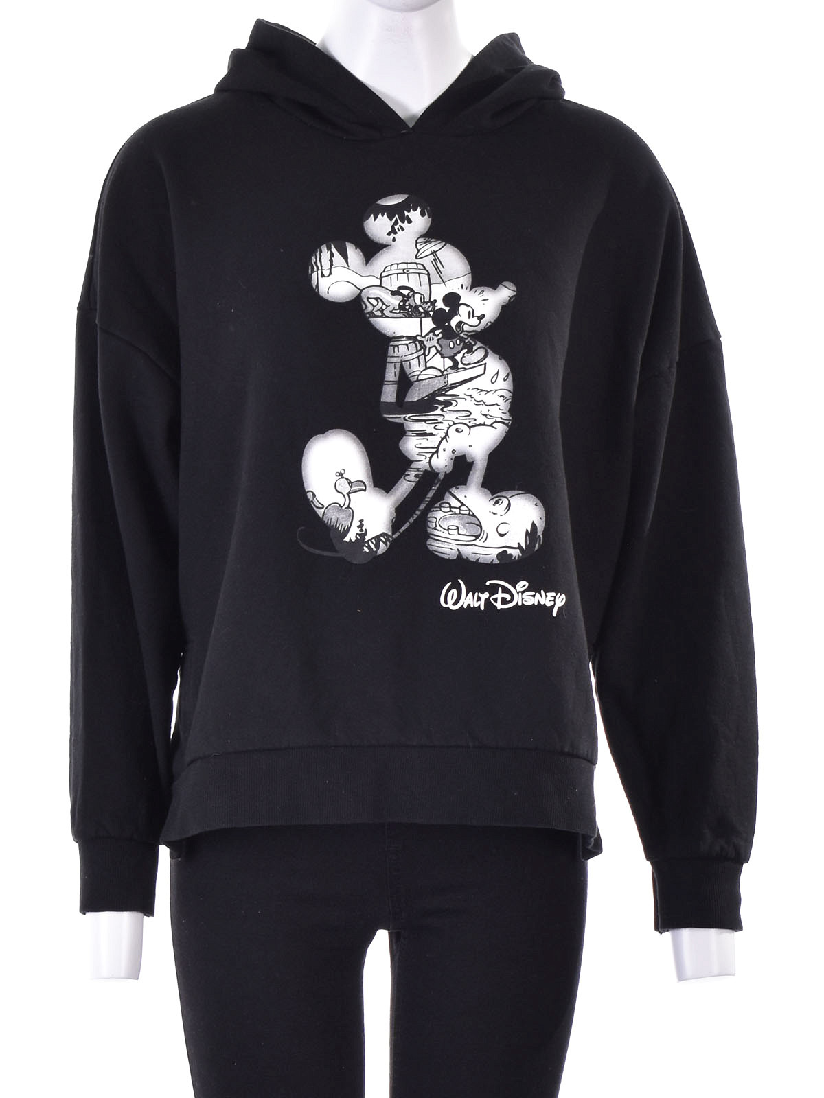 Hanorac cu glugă damă, mickey mouse, disney, S Primark essentials