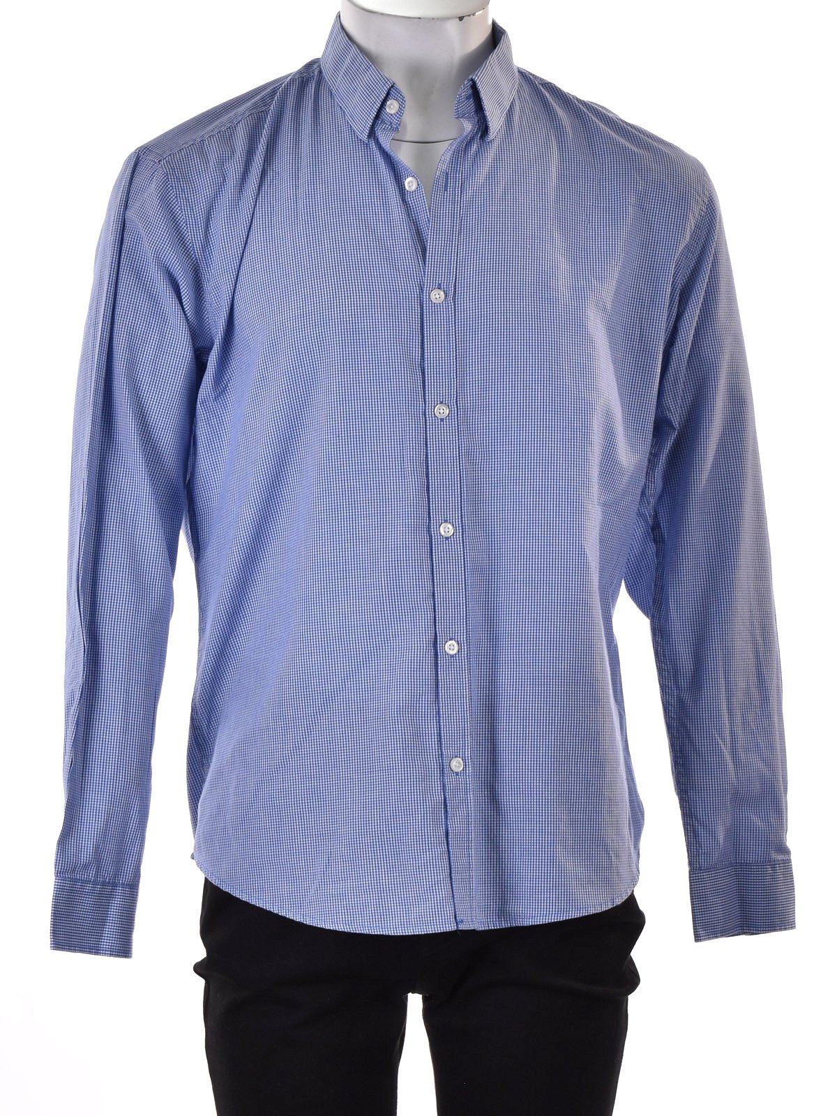 Cămașă Slim Fit bărbați, XL Smog