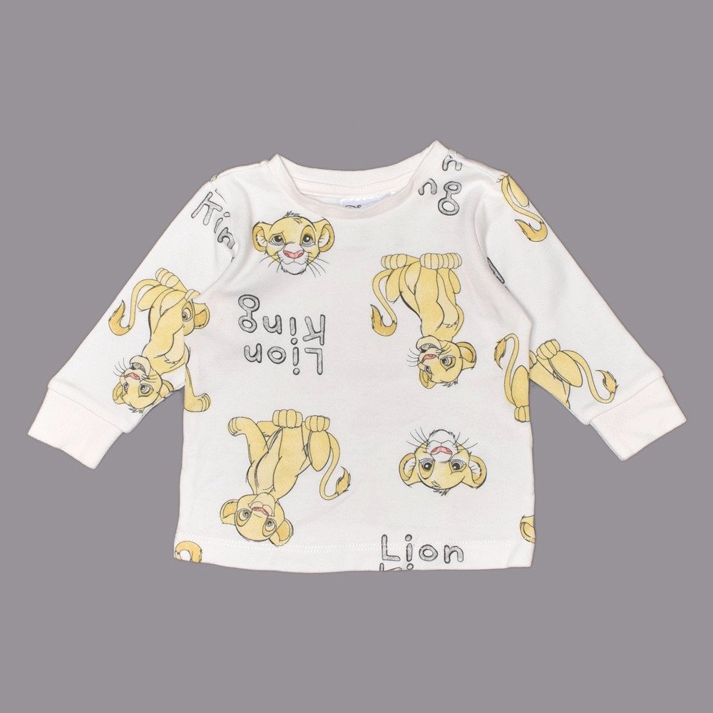 Bluză cu Simba, desene animate, 68 (3-6 luni) The Lion King