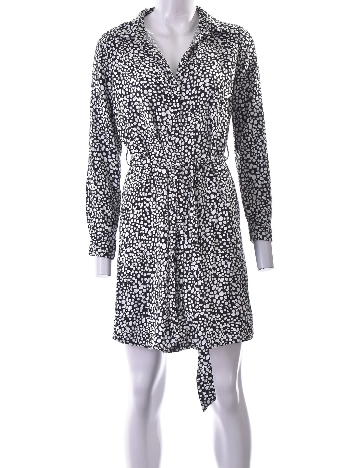 Rochie-cămașă cu model abstract, 38, Haine pentru Femei Vila